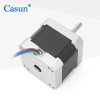 China Nema 17 stepper motor voltage 3.4V 1.7Amp 400mN.m 0.3kg for Extruder 3D Printer for sale