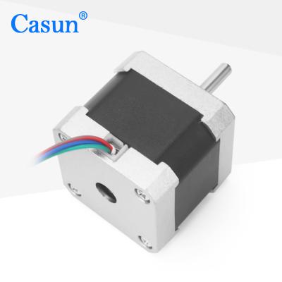 China Nema 17 stepper motor voltage 3.4V 1.7Amp 400mN.m 0.3kg for Extruder 3D Printer for sale