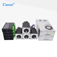 China Casun 2 Phase Nema 23 hybrid stepper motor 57x57x56mm 1.2N.m high torque 2.8A with 4 axis / 3axis  for CNC for Engraving machine for sale