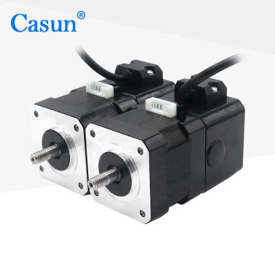 China 1.0A NEMA 17 Stepper Motor With Encoder 42*42*40mm 12V DC 4 Wires For Robot for sale