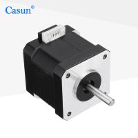 China NEMA 17 Dual Axis Stepper Motor 34mm Body 1.33A 0.32N.m With CE RoHS for sale
