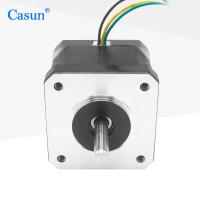 China Casun Nema 17 Step Angle 1.2° And 1.8° Optimized Type High Precision Hybrid Stepper Motor for sale