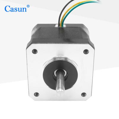 China Casun Nema 17 Step Angle 1.2° And 1.8° Optimized Type High Precision Hybrid Stepper Motor for sale