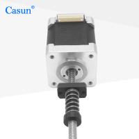 China Nema 14 Stepper Motor Tr5X2 P1 360mN.m High Precision Hybrid Stepper Motor with Threaded Shaft for sale