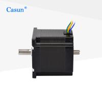 China 57×57×54mm Dual Shaft Stepper Motor 1.0A 0.9N.m NEMA 23 With Precision Instruments for sale