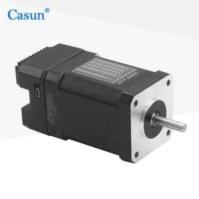China Integrated Stepper Motor Nema 17 Motor Encoder Driver All-in-One Machine With Modbus RS485 Communication Hybrid Type for sale