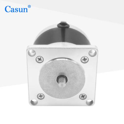 China Casun Flat Stepper Motor Nema 23 57*51mm 1000mN.m 2.68V Hybrid Stepper Motor with Gear for Automation for sale