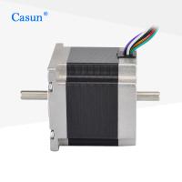 China Dual Shaft 1.8 Degree 4 Phase 1.26N.m DC NEMA 23 Hybrid Stepper Motor CNC Robot for sale