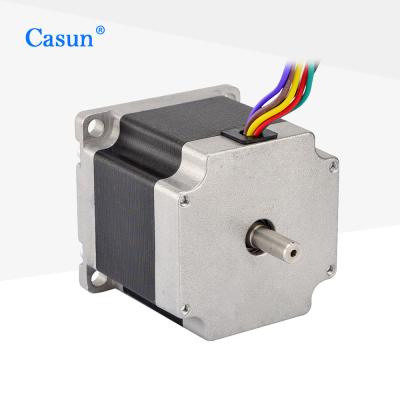 China Dual Shaft 1.8 Degree 4 Phase 1.26N.m DC NEMA 23 Hybrid Stepper Motor CNC Robot for sale