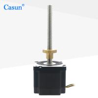 China Nema 34 Hybrid Stepper Motor with Brake 24V DC 4.5N.m Big Tough CE RoHS Certificated from Casun Motor for sale
