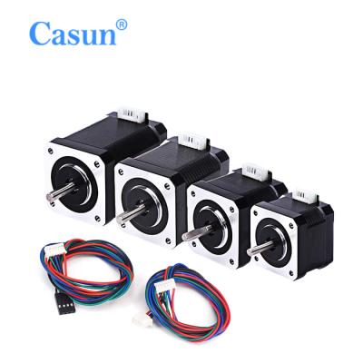 China Steel Hybrid Stepper Motor with 120V Nominal Voltage, 21kg.cm Torque, and 5mm D-cut Shaft for Industrial Automation for sale