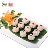 China Packaged Healthy Frozen Ready Meals 130g Pearl Meatball With Glutinous Rice for sale