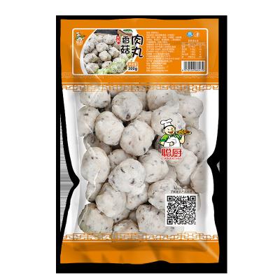 China Congchu 250g Instant Pot Frozen Meatballs With Minced Mashroom for sale