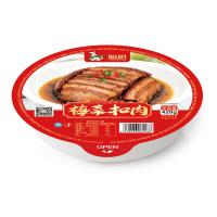 China SGS Frozen Microwavable Meals Chinese Braised Pork Belly With Preserved Vegetables for sale