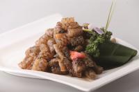 China ISO Prepared Meals For One Person Ready To Eat Cold Dish Fish Skin With Pickled Peppers for sale