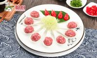 China Congchu Restaurant Prepared Meals Quick Frozen Instant Beef Tendon Meatballs for sale