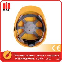 China SLH-T030 PE Safety Helmet EN397 Certified with 400g Total Weight and 6-Point Ratchet Suspension System for sale