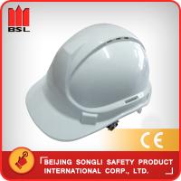 China SLH-HF508-1 PE/ABS Industrial Safety Helmet EN397 Certified with 371g Weight and 6-Point Suspension for sale