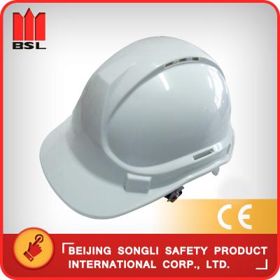 China SLH-HF508-1 PE/ABS Industrial Safety Helmet EN397 Certified with 371g Weight and 6-Point Suspension for sale