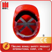 China SLH-HF508-1 PE/ABS Industrial Safety Helmet EN397 Certified with 371g Weight and 6-Point Suspension for sale