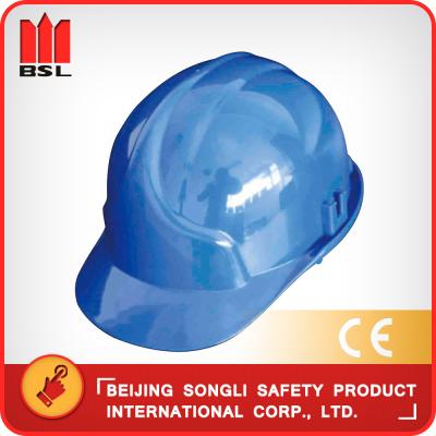 China SLH-JL-B021 PE Industrial Safety Helmet EN397 Certified with 312g Total Weight and 6-Point Suspension for sale