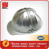 China SLH-FB-NC-2 ALU-ALLOY Safety Helmet EN397 ANSI Certified 394g 4-Point Suspension for sale