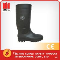China SLS-ANA-001A Industrial Safety Rain Boots - EN ISO 20345 Certified, 400mm Height, Steel Toe Protection for sale