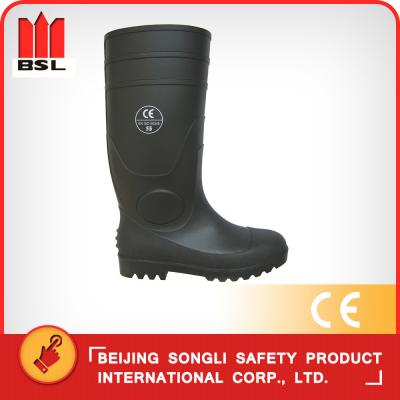 China SLS-ANA-001A Industrial Safety Rain Boots - EN ISO 20345 Certified, 400mm Height, Steel Toe Protection for sale