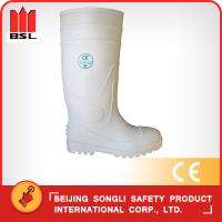 China SLS-ANA-001D Industrial Rain Boots EN ISO 20345 Certified 400mm Height Steel Toe Safety Footwear for sale
