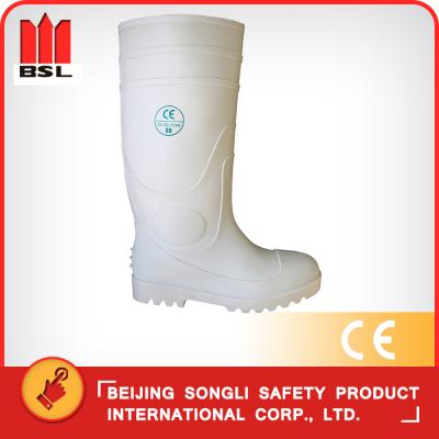 China SLS-ANA-001D Industrial Rain Boots EN ISO 20345 Certified 400mm Height Steel Toe Safety Footwear for sale