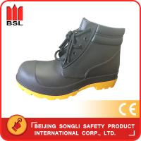 China SLS-ANA-BYA Industrial Rain Boots EN ISO 20345 Certified 152mm Height Steel Toe Safety Footwear for sale