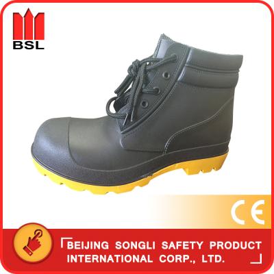 China SLS-ANA-BYA Industrial Rain Boots EN ISO 20345 Certified 152mm Height Steel Toe Safety Footwear for sale