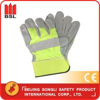 China SLG-HD6020-K Cow Split Leather Safety Gloves - 10.5