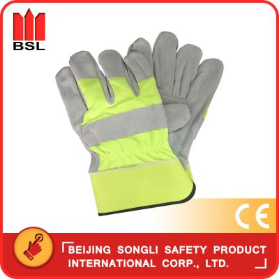 China SLG-HD6020-K Cow Split Leather Safety Gloves - 10.5