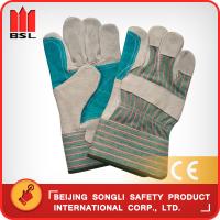 China SLG-HD6020-G Cow Split Leather Safety Gloves 10.5