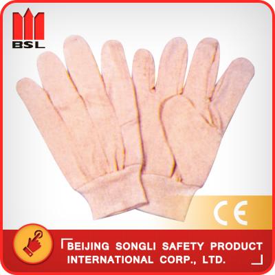 China Cotton Drill Garden Working Gloves 10 Inch Length 6oz 7oz 8oz 10oz with Knit Wrist for sale