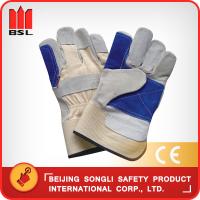 China SLG-HD6020-E Cow Split Leather Safety Gloves 10.5