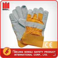 China SLG-HD6020-A Cow Split Leather Safety Gloves - 10.5