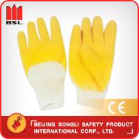 China SLG-RB321K Latex Coated Work Gloves 10.5 Inch Jersey Lining 120 Pairs per Carton for sale