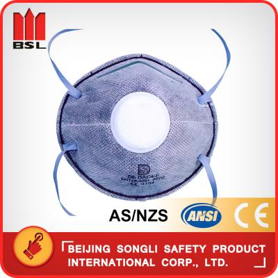 China SLD-DAC4-F 4-Ply Active Carbon Dust Mask with N95/CE/AS NZS Certification for Industrial Protection for sale