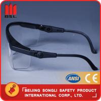 China SLO-HF110C Safety Spectacles with Polycarbonate Lenses, UV Protection & Adjustable Legs - CE/ANSI Certified for sale