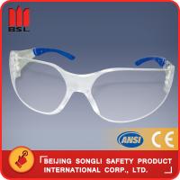 China SLO-8525C Safety Spectacles with Polycarbonate Lens - CE/ANSI Certified UV Protection Goggles for sale