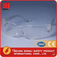 China SLO-8525C Safety Spectacles with Polycarbonate Lens - CE/ANSI Certified UV Protection Goggles for sale