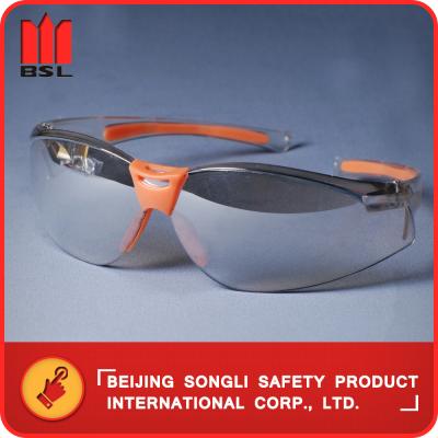China SLO-GB013-3 Industrial Safety Spectacles with Polycarbonate Lens and CE Certification - 100pcs Carton for sale