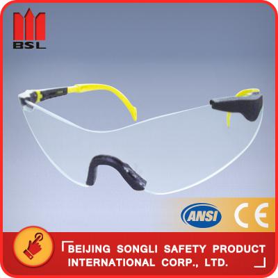 China SLO-CPG09 Industrial Safety Spectacles with PVC Lens - CE/ANSI Certified, 4-Position Adjustable Temples for sale