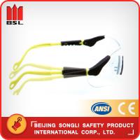 China SLO-CPG09 Industrial Safety Spectacles with PVC Lens - CE/ANSI Certified, 4-Position Adjustable Temples for sale