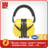 China SLE-EM5001B Industrial Ear Muffs with 27dB SNR Rating, CE/ANSI/AS/NZS Certified Foldable Hearing Protection for sale