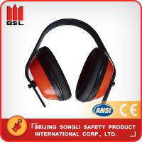 China SLE-EY2 CPE Ear Muff with 27dB SNR Rating - CE/ANSI Certified Industrial Hearing Protection in Red for sale