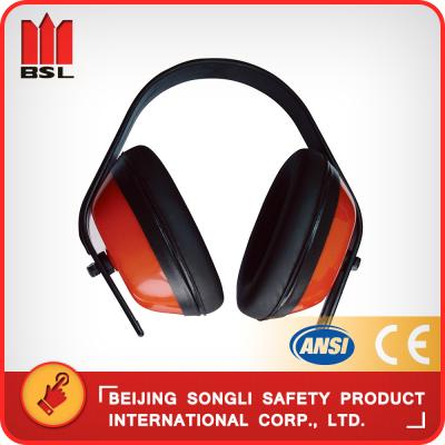 China SLE-EY2 CPE Ear Muff with 27dB SNR Rating - CE/ANSI Certified Industrial Hearing Protection in Red for sale