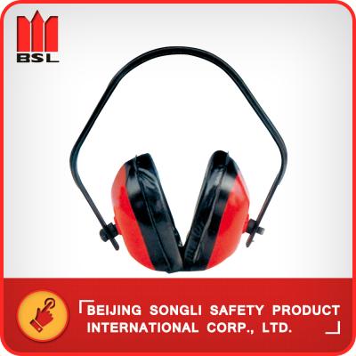 China SLE-HF600 Industrial Ear Muff with 20dB Noise Reduction - Red PE Hearing Protection for sale